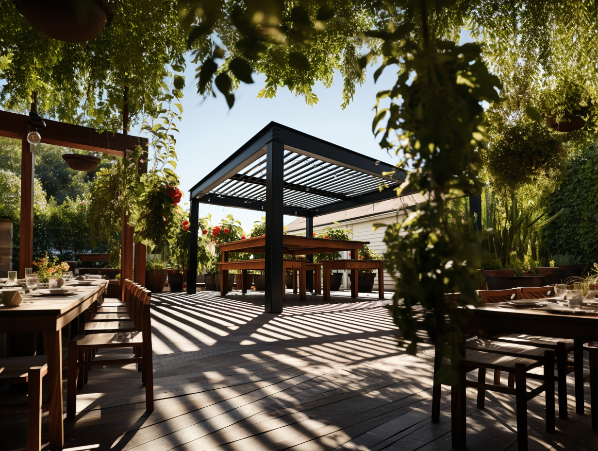 AERO® CANVAS Renson pergola - Pergola Press